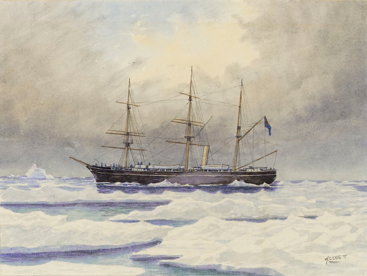 HMS 'Discovery' in the Arctic by British School