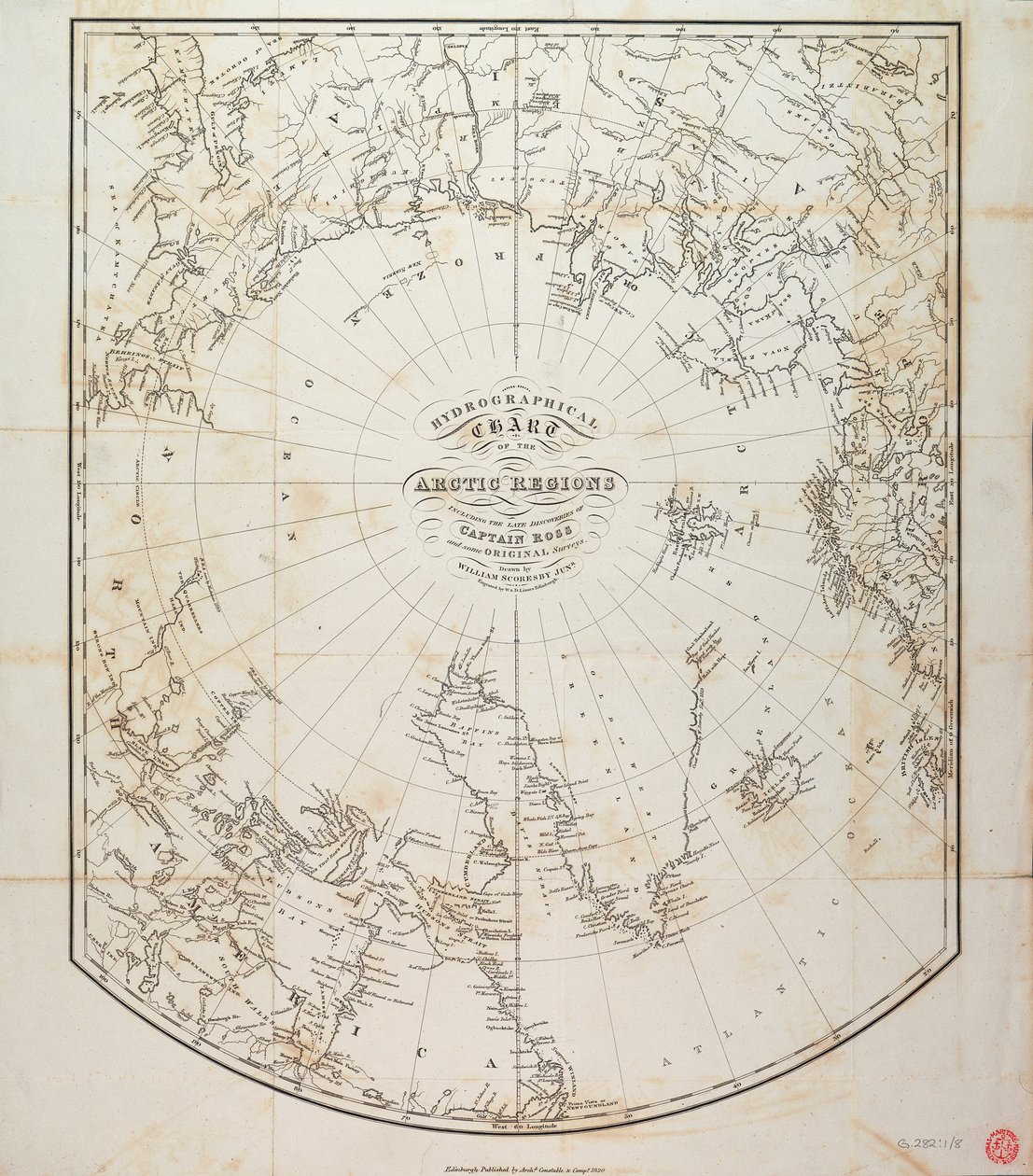 Hydrographical Chart of the Arctic Regions by British School