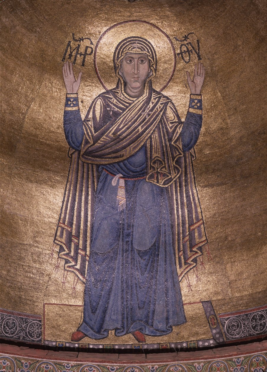 The Virgin Orans, c. 1037 by Byzantine Byzantine