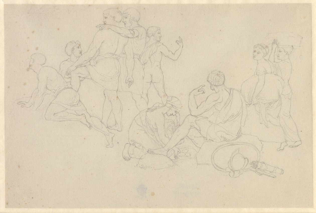 Moses Parts the Red Sea and Pharaoh's Army is Overwhelmed - Study for ...