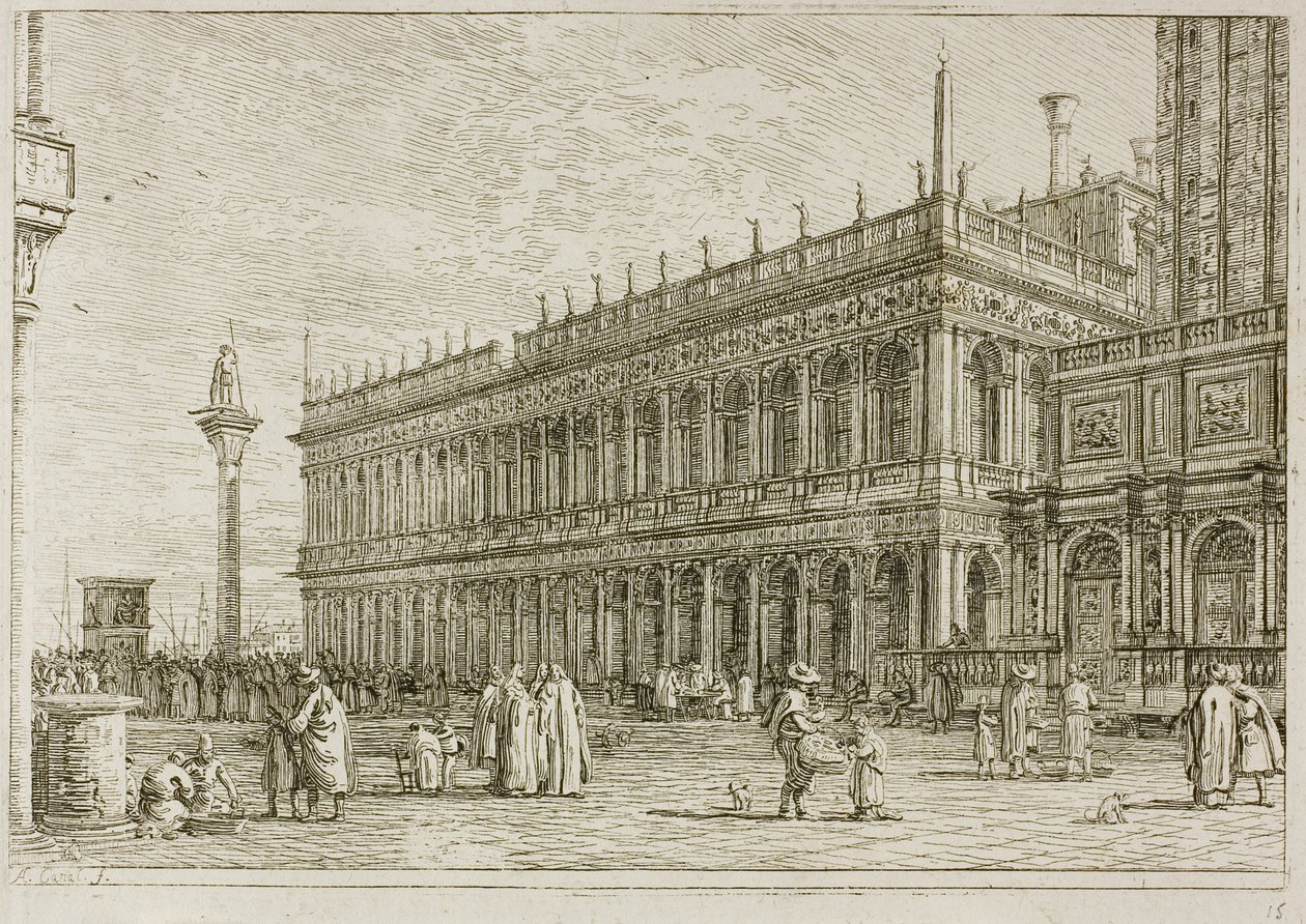 The Library, from Vedute by Canaletto: Buy fine art print
