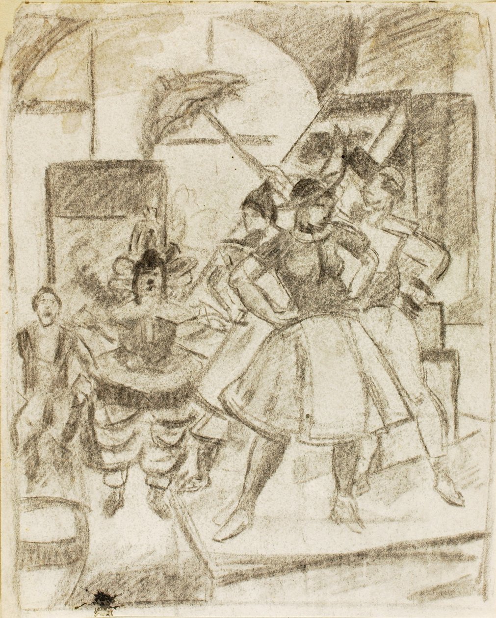 Theatrical Scene by Carl Newman: Buy fine art print