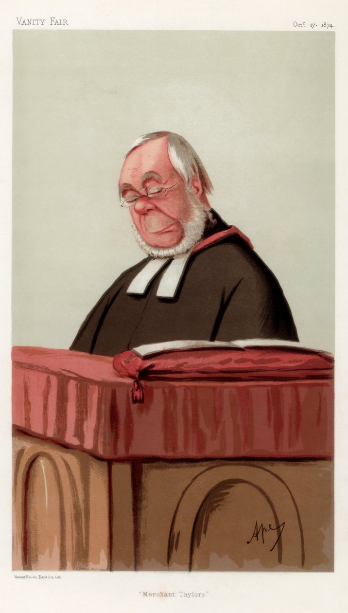 Merchant Taylors, Reverend James Augustus Hessey, 1874