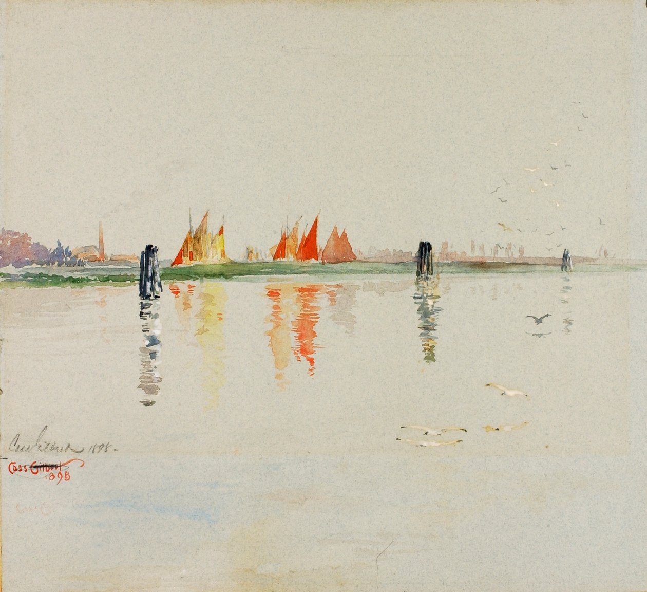 The Lagoon, Venice by Cass Gilbert: Buy fine art print