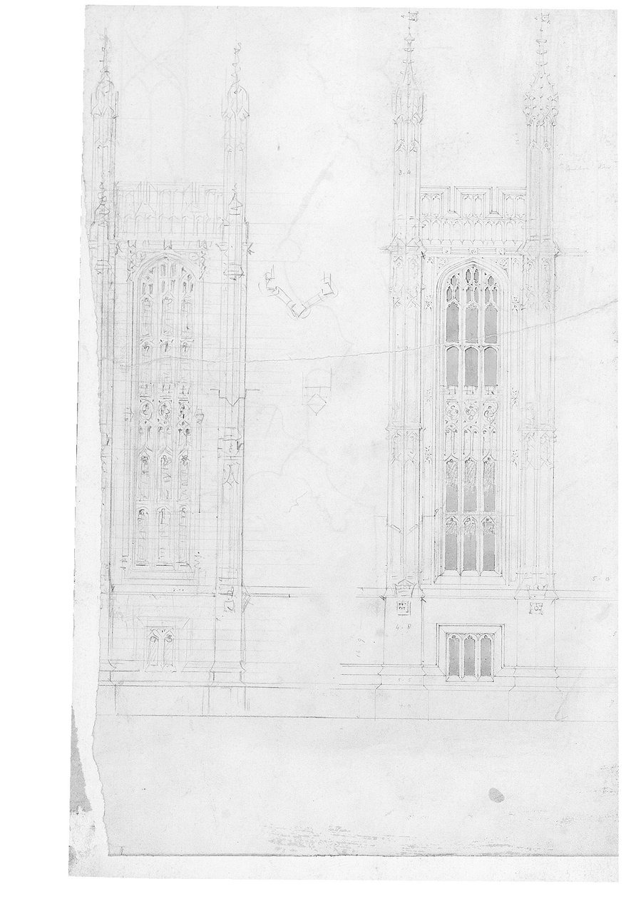 Drawing for the Houses of Parliament, c.1836-40