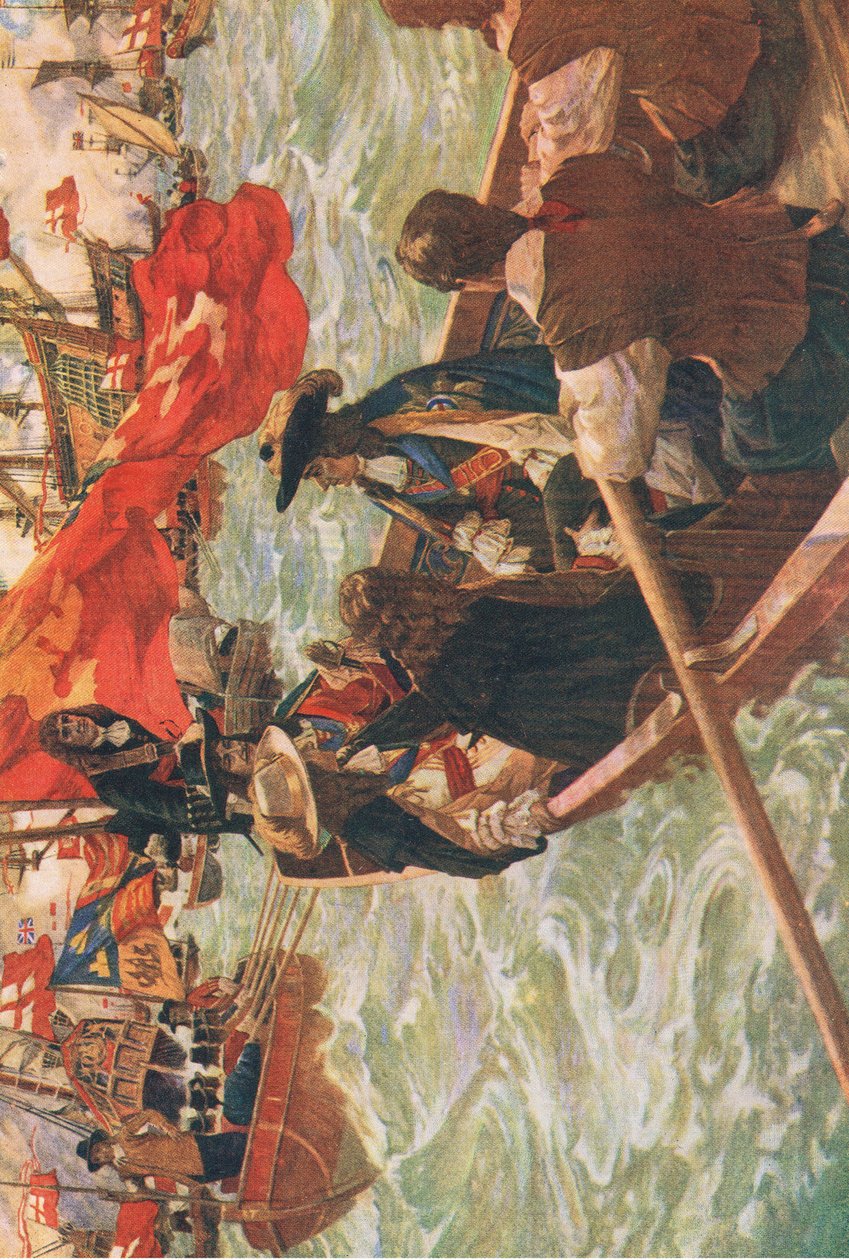 Homecoming of Charles II, Illustration from The History of the British ...