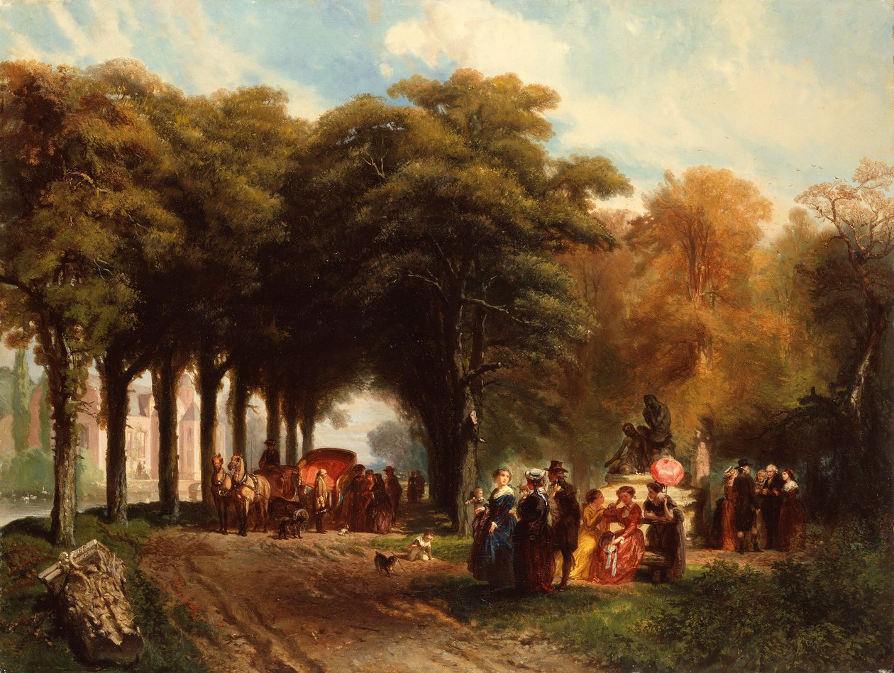 A Sunny Afternoon in the Park by Charles Rochussen