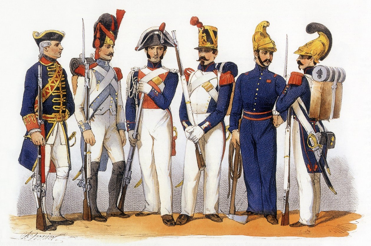 Uniforms of French Army: Special Forces of the City of Paris (Cavalry)