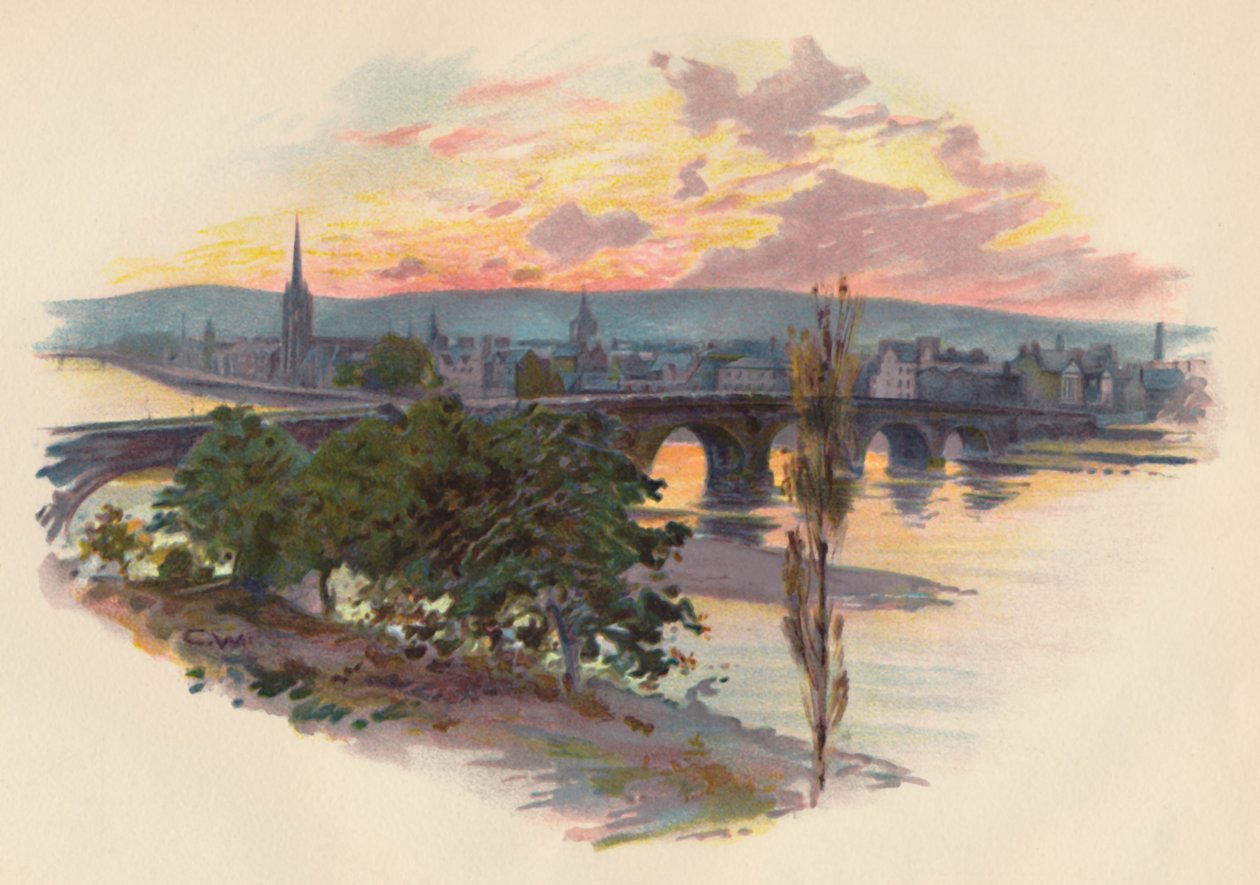 Perth, from Bridge End by Charles Wilkinson