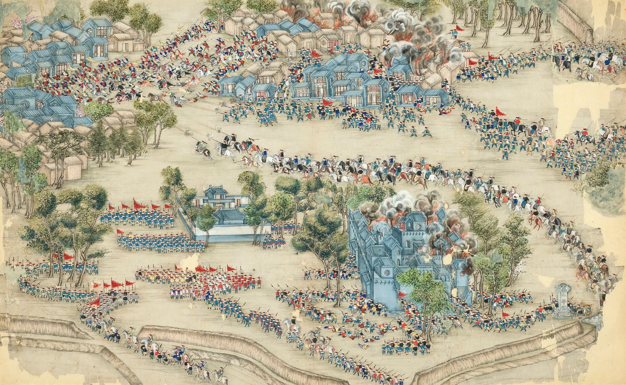 The Taiping Rebellion by Chinese Master.: Fine art print