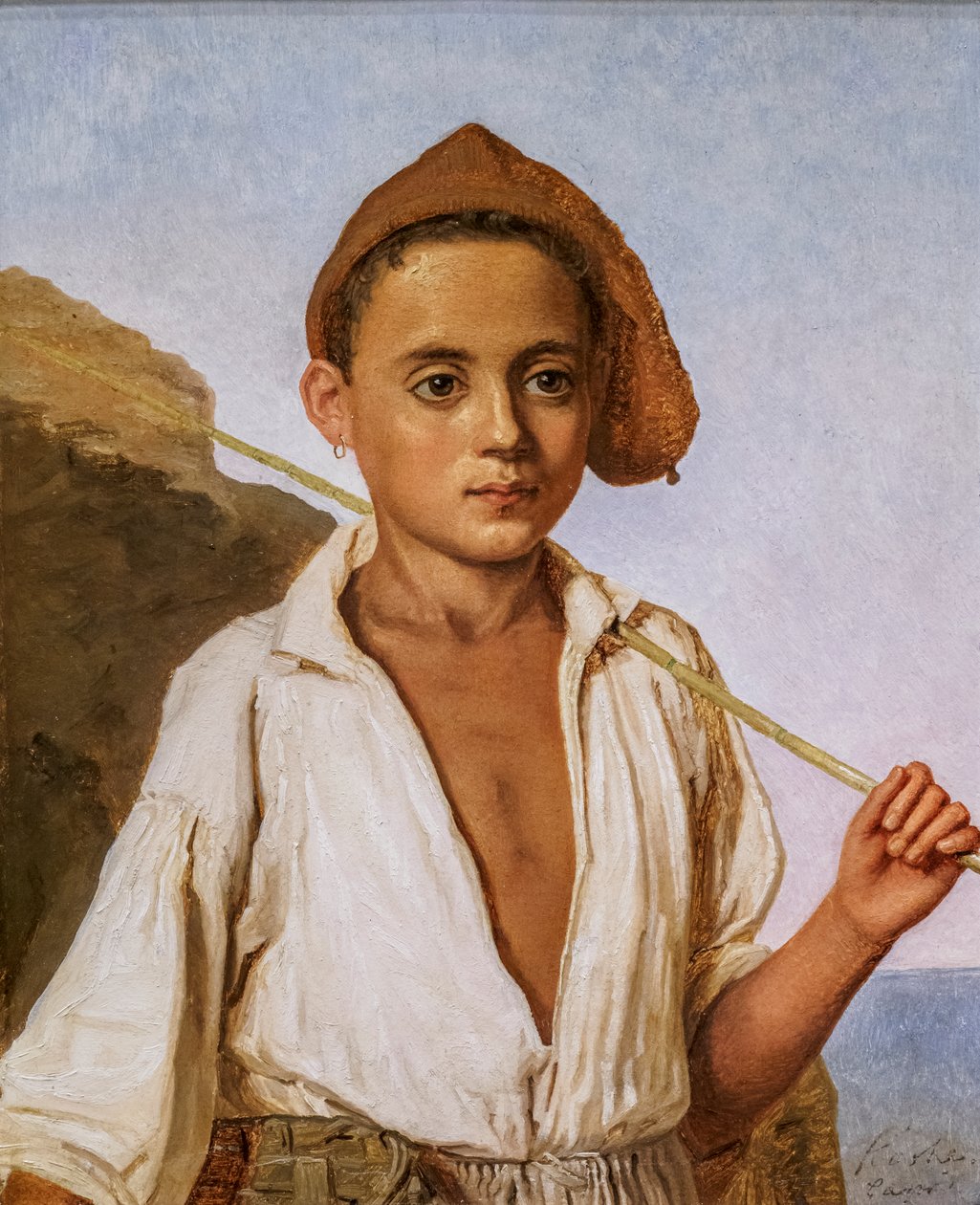 A Capri Fisher Boy, c.1839 by Christen Schjellerup Kobke