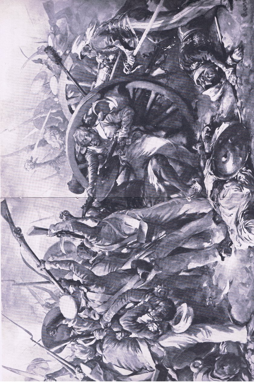 Gun Fighting Drawings