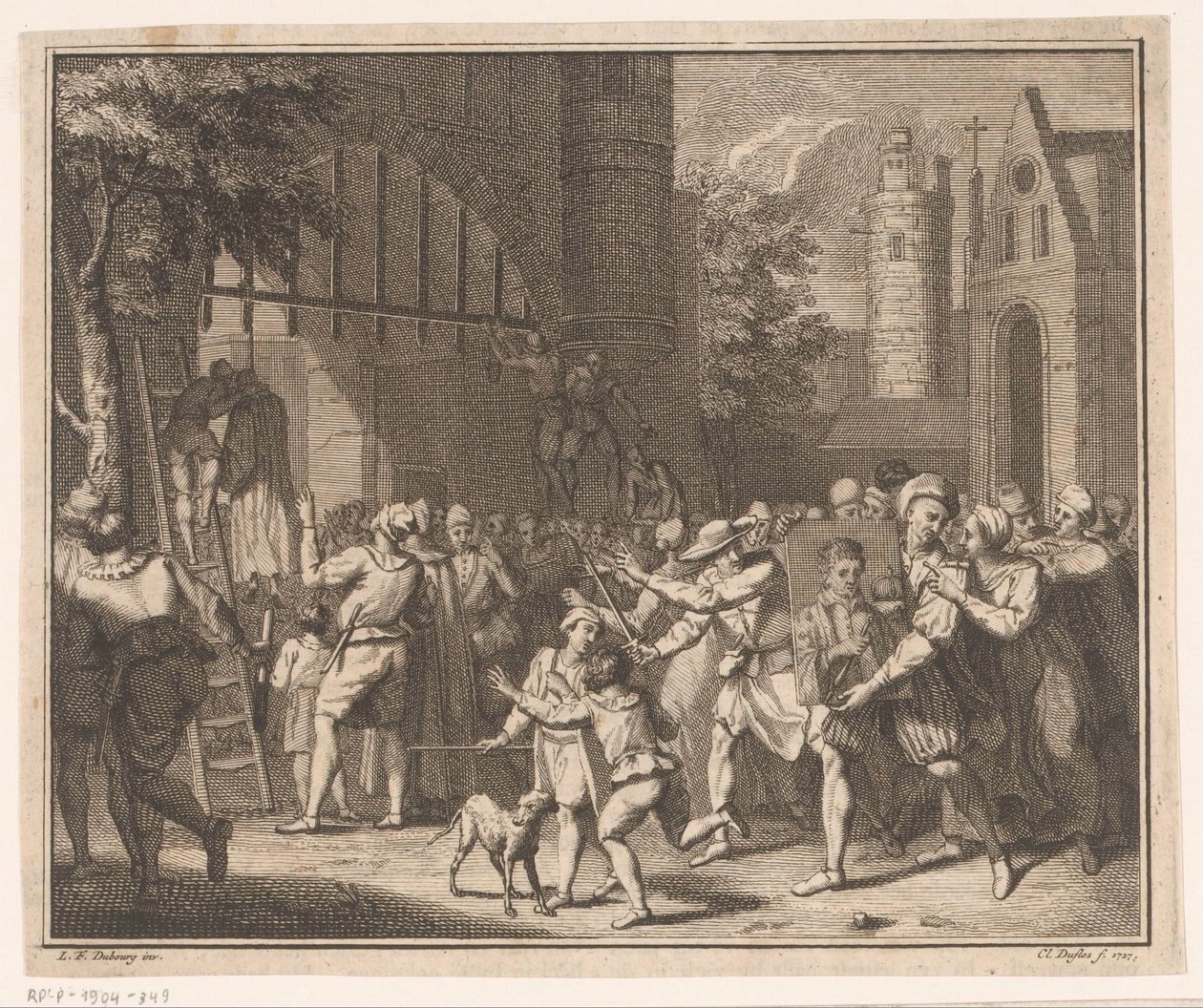Condemned Men Being Hanged at the City Gate