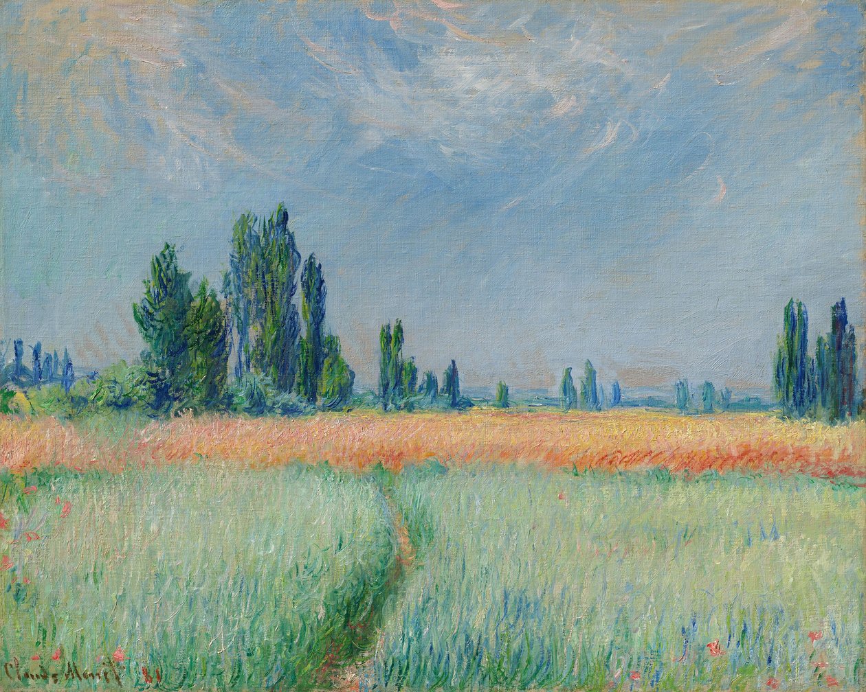 Wheatfield by Claude Monet: Highest-quality art reproduction