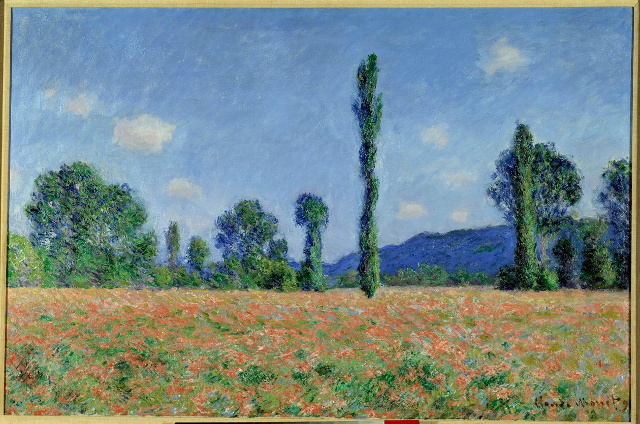 Poppy Field by Claude Monet: High-quality fine art print