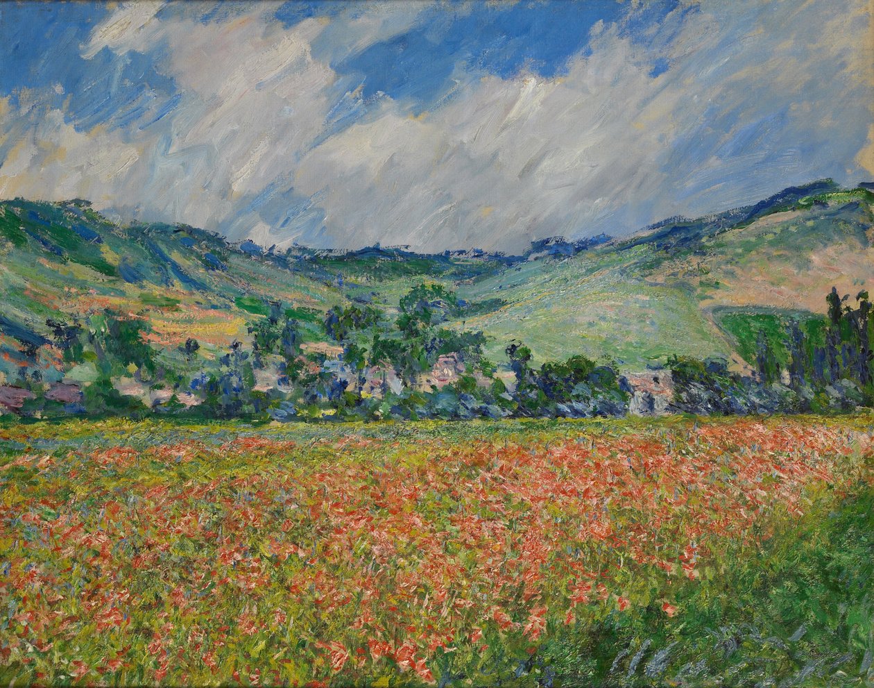 Poppy field at Giverny by Claude Monet: Buy fine art print