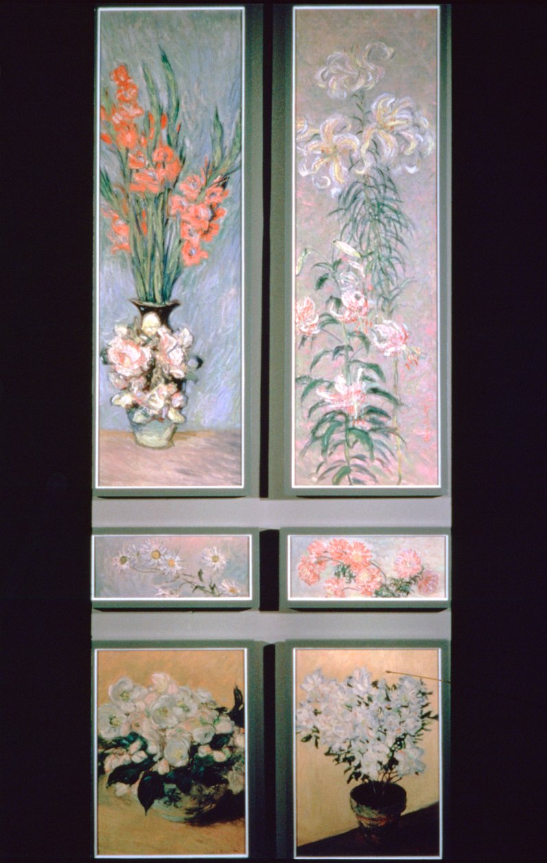 Set of door panels by Claude Monet: Premium art reproduction