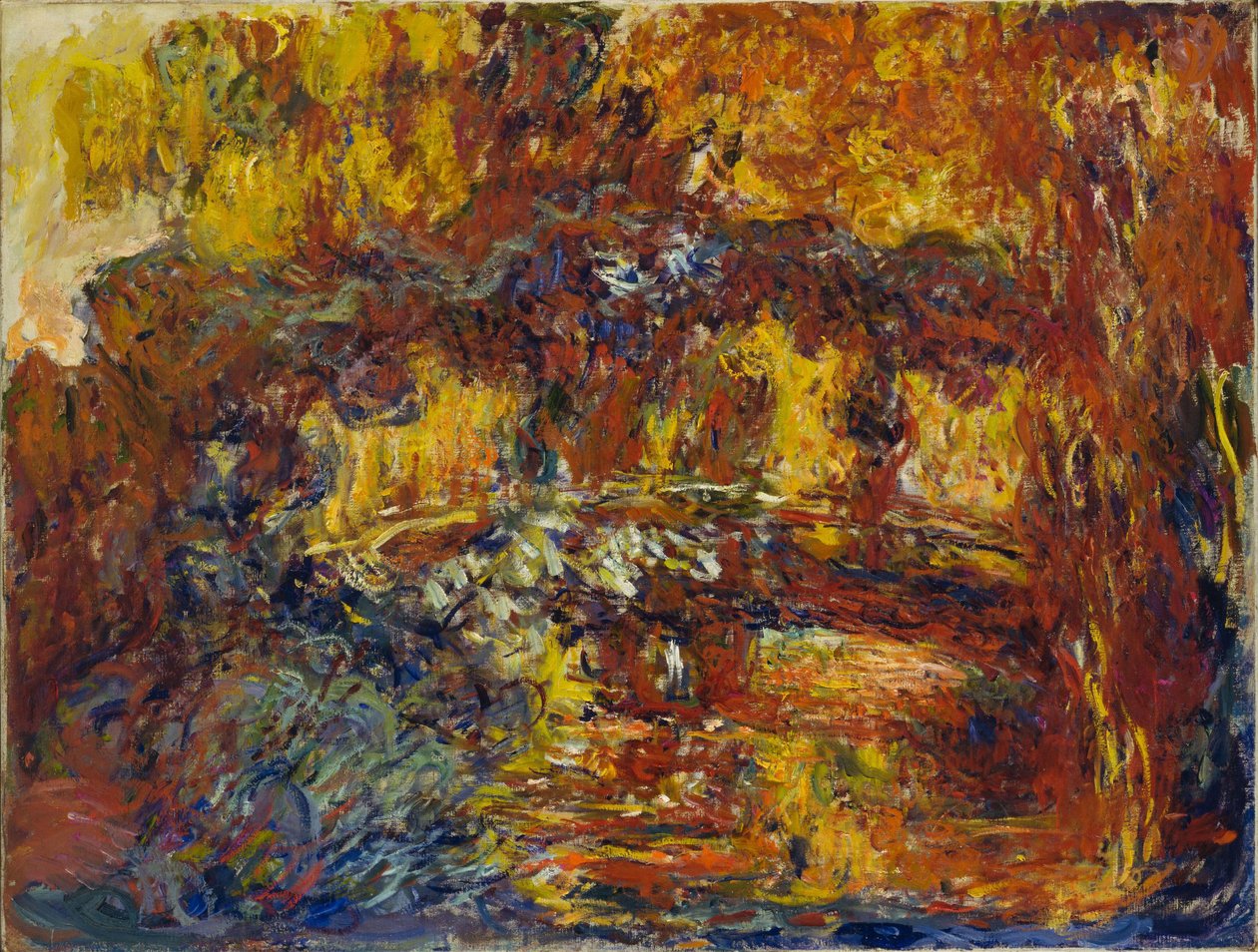 The Japanese Footbridge by Claude Monet: Fine art print