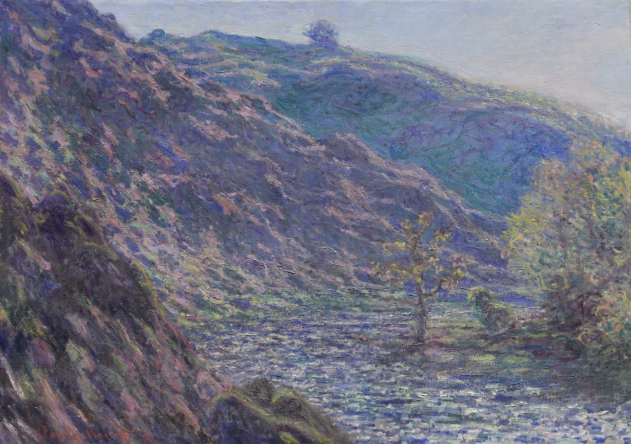 The Petite Creuse River by Claude Monet: Fine art print