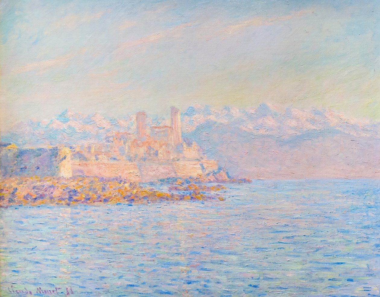 The Old Fort at Antibes by Claude Monet: Buy fine art prints