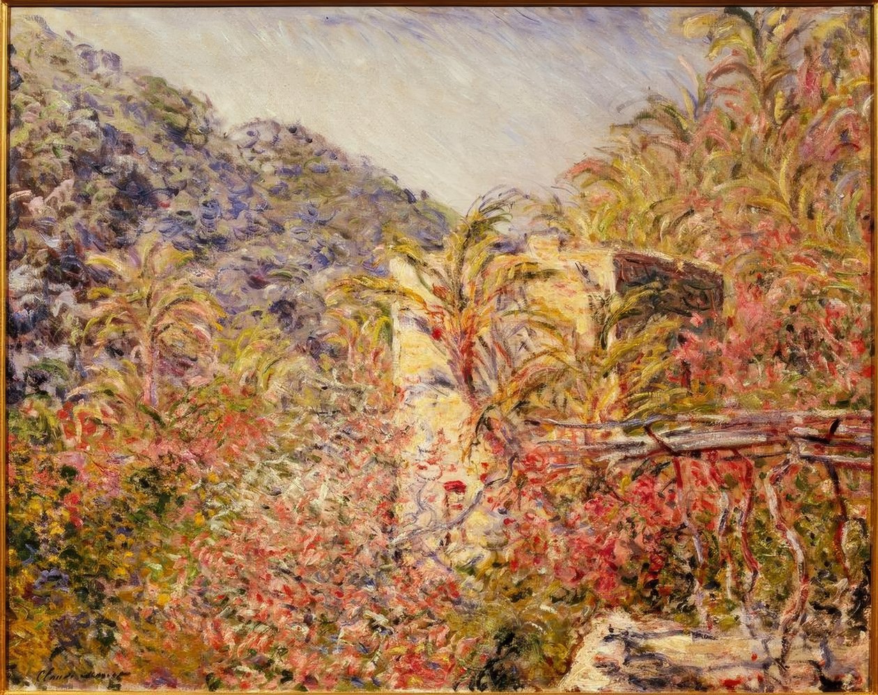 Valley of Sasso, Sun Effect by Claude Monet