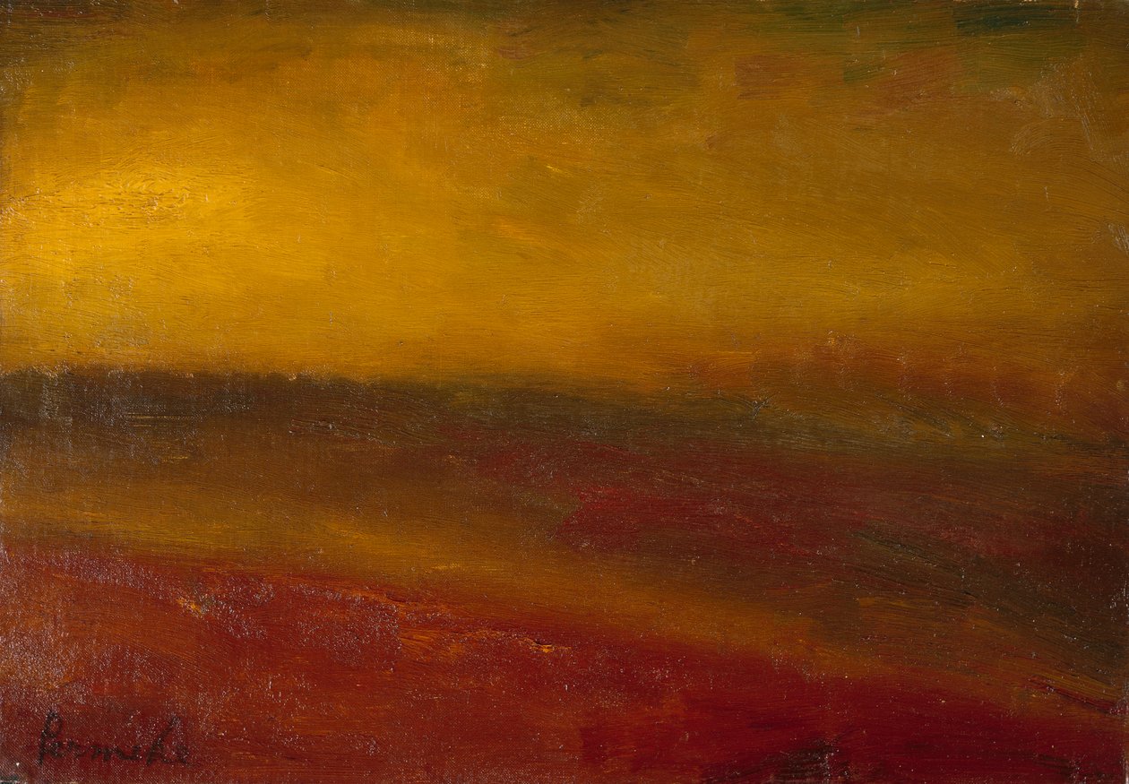Sunset Landscape by Constant Permeke: Buy fine art print