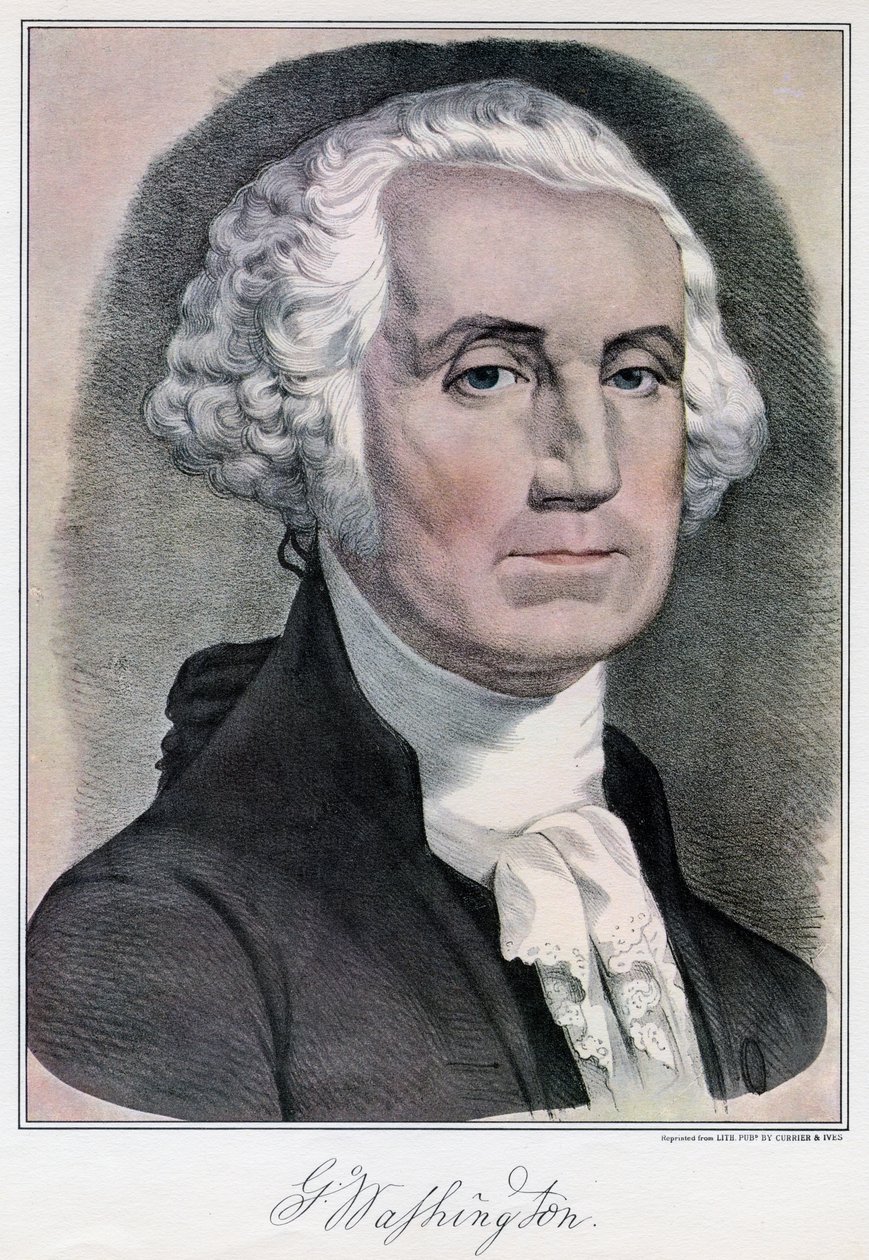 George Washington, first president of the United States, 19th century
