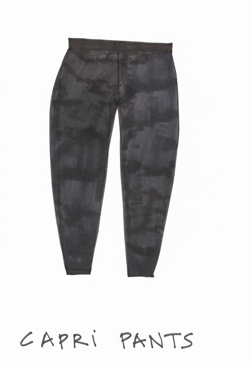 Capri Pants by Daisy de Villeneuve: Buy fine art print