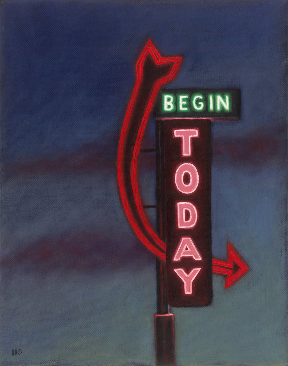 Begin Today by David Arsenault: Buy fine art print