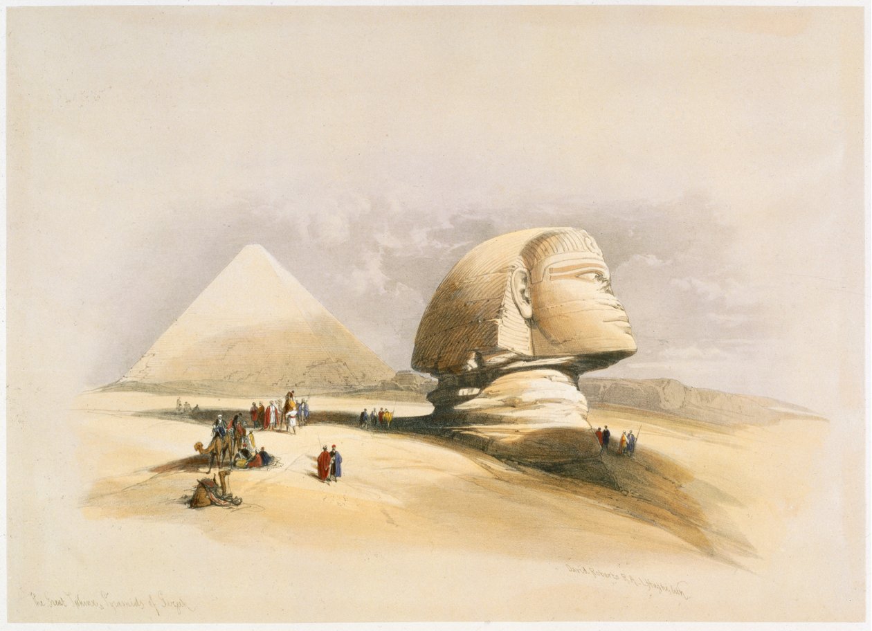 Great Sphinx Of Giza Drawing