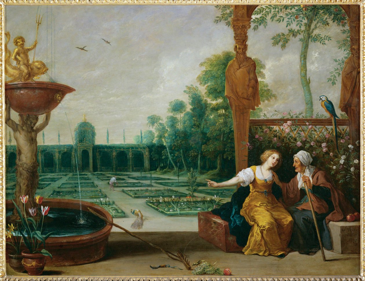 Vertumnus and Pomona, Roman God of Seasons, and the Goddess of Fruit ...