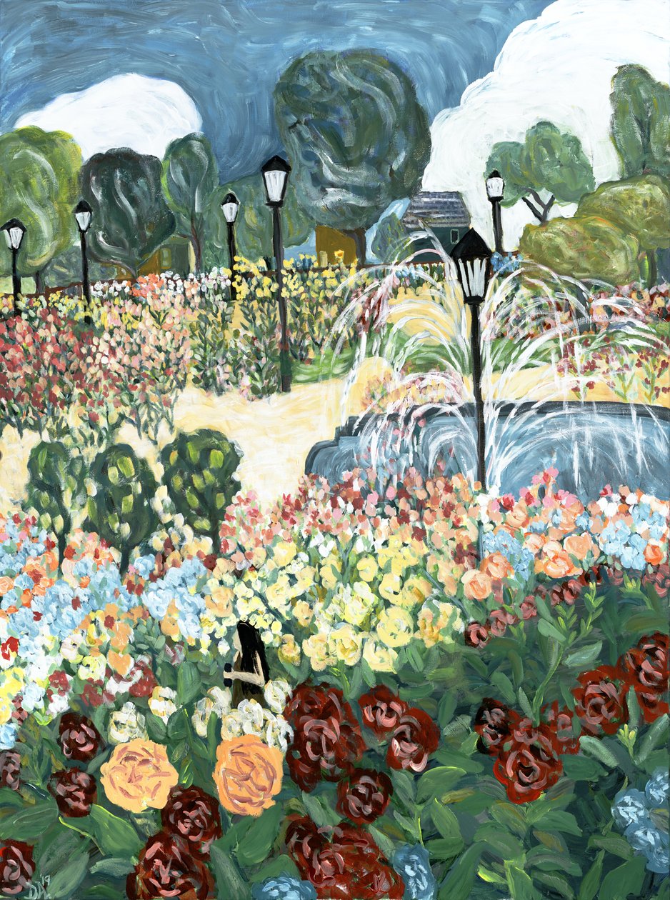 Rose Garden, 2019 by Deborah Eve Alastra: Fine art print