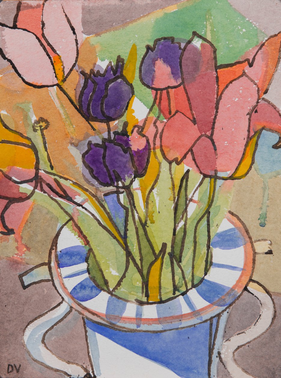 Tulips by Dione Verulam: Highest-quality art reproduction