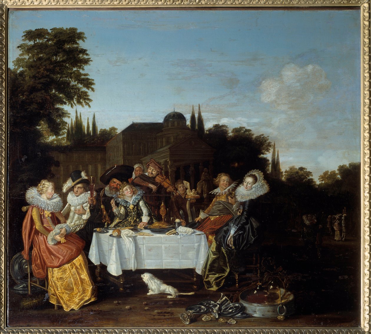 Country Feast by Dirck Hals: High-quality fine art print