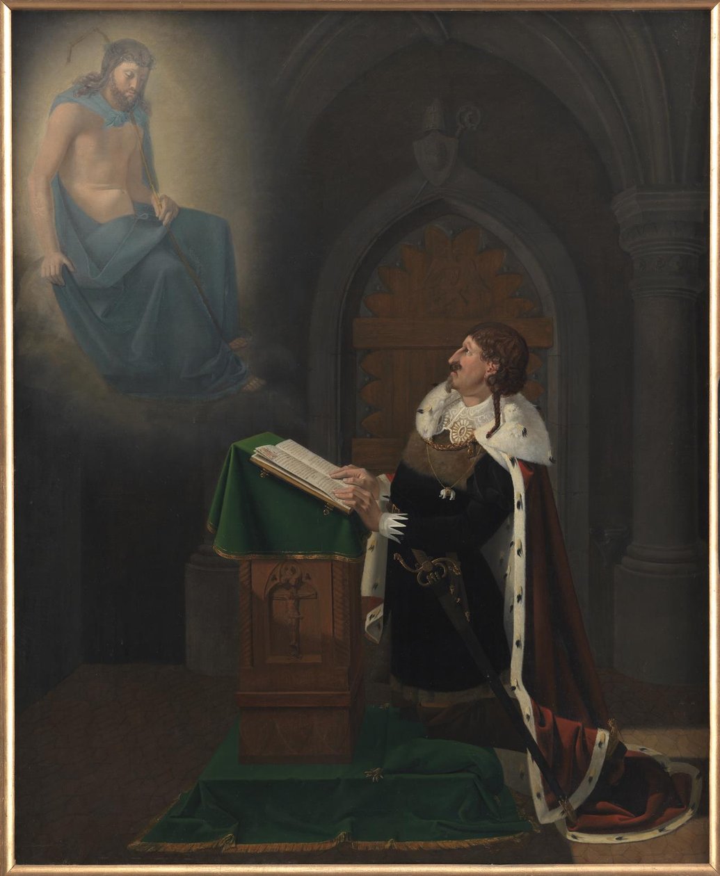 Christian IV's Vision at Rothenburg Castle by Ditlev Blunck