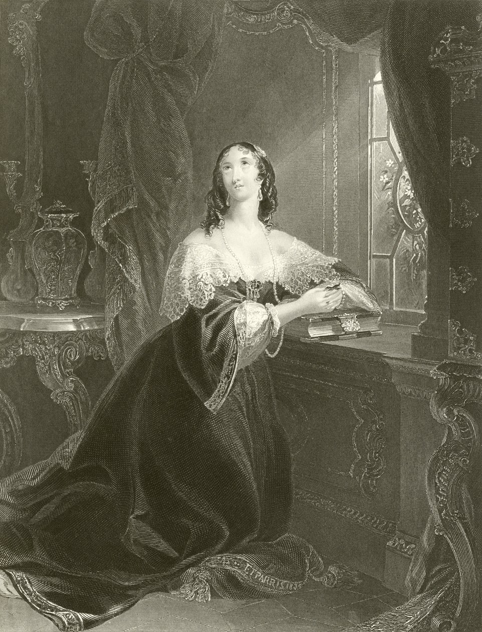 Louise, Duchess of La Valliere by Edmund Thomas Parris