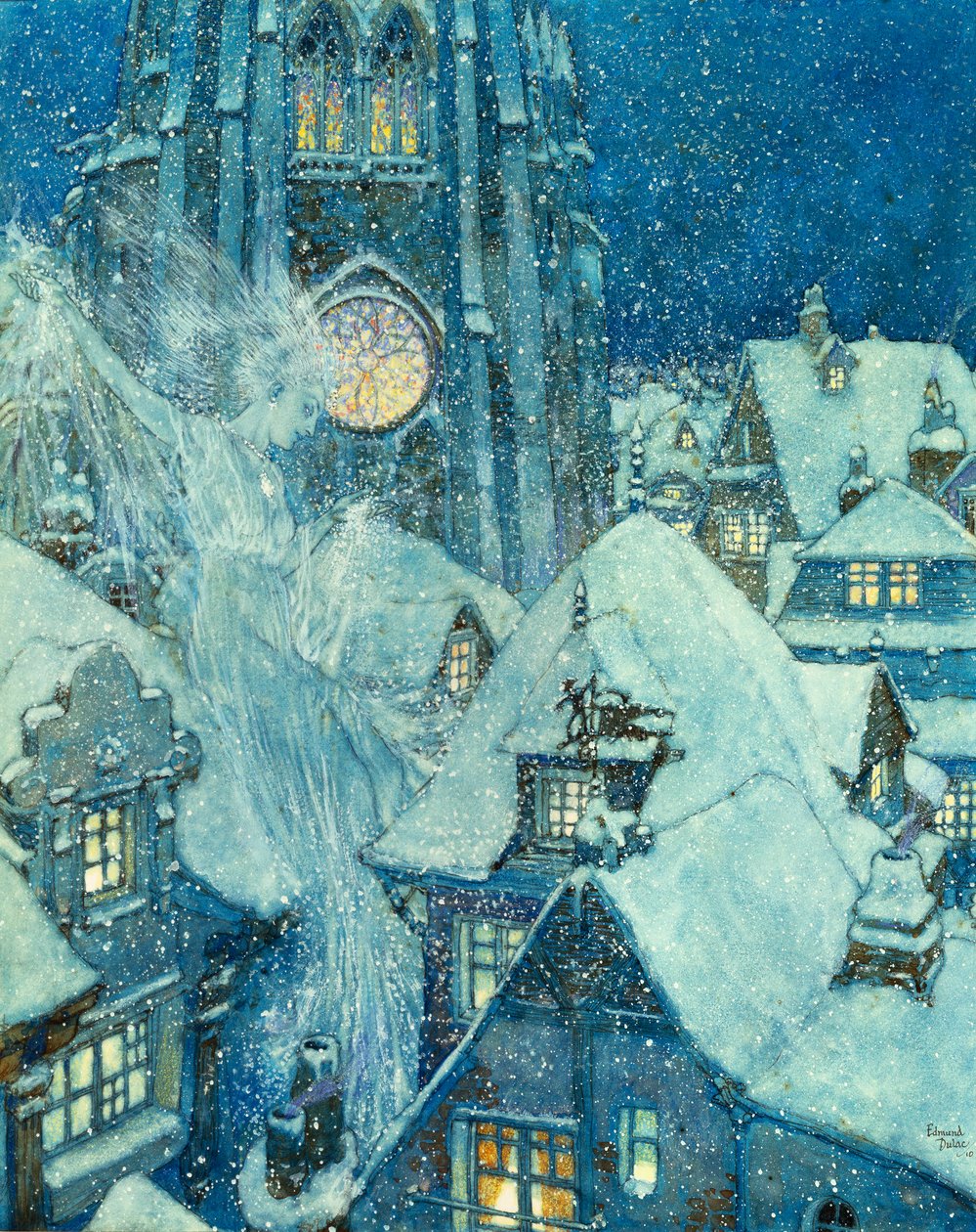 The Snow Queen by Edmund Dulac: Buy fine art print