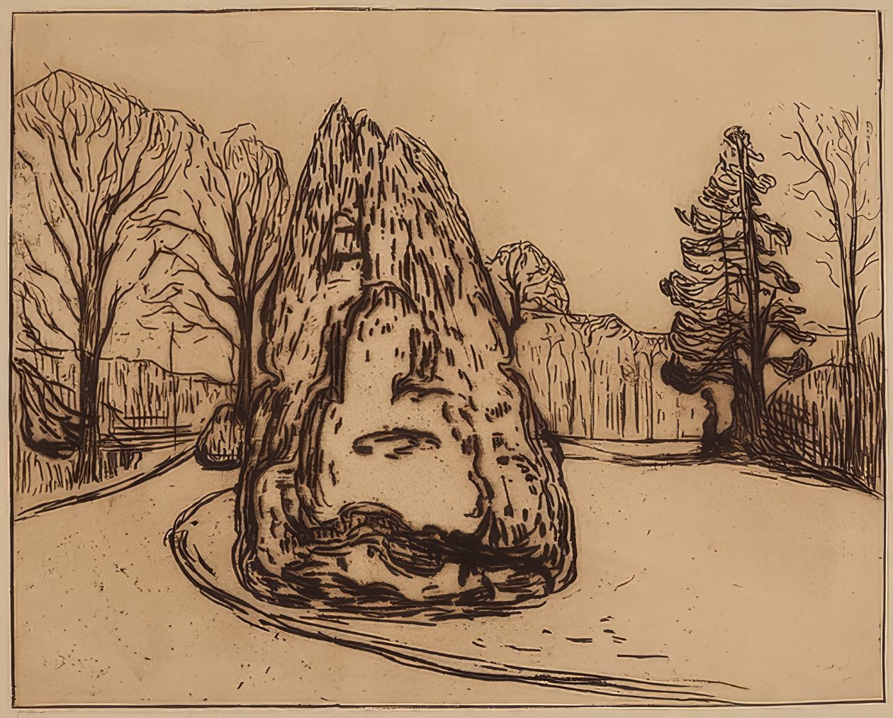 The Garden by Edvard Munch: Highest-quality art reproduction