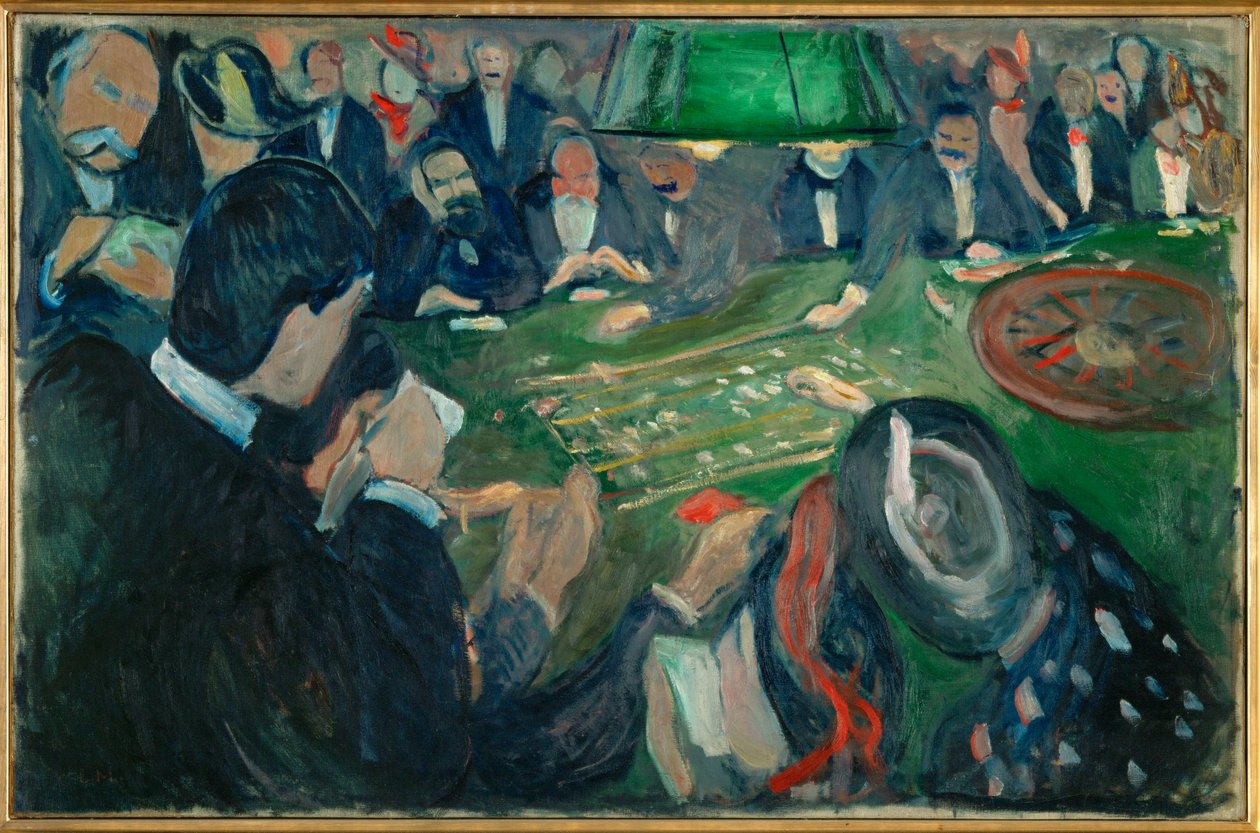 Roulette Table by Edvard Munch: Buy fine art print