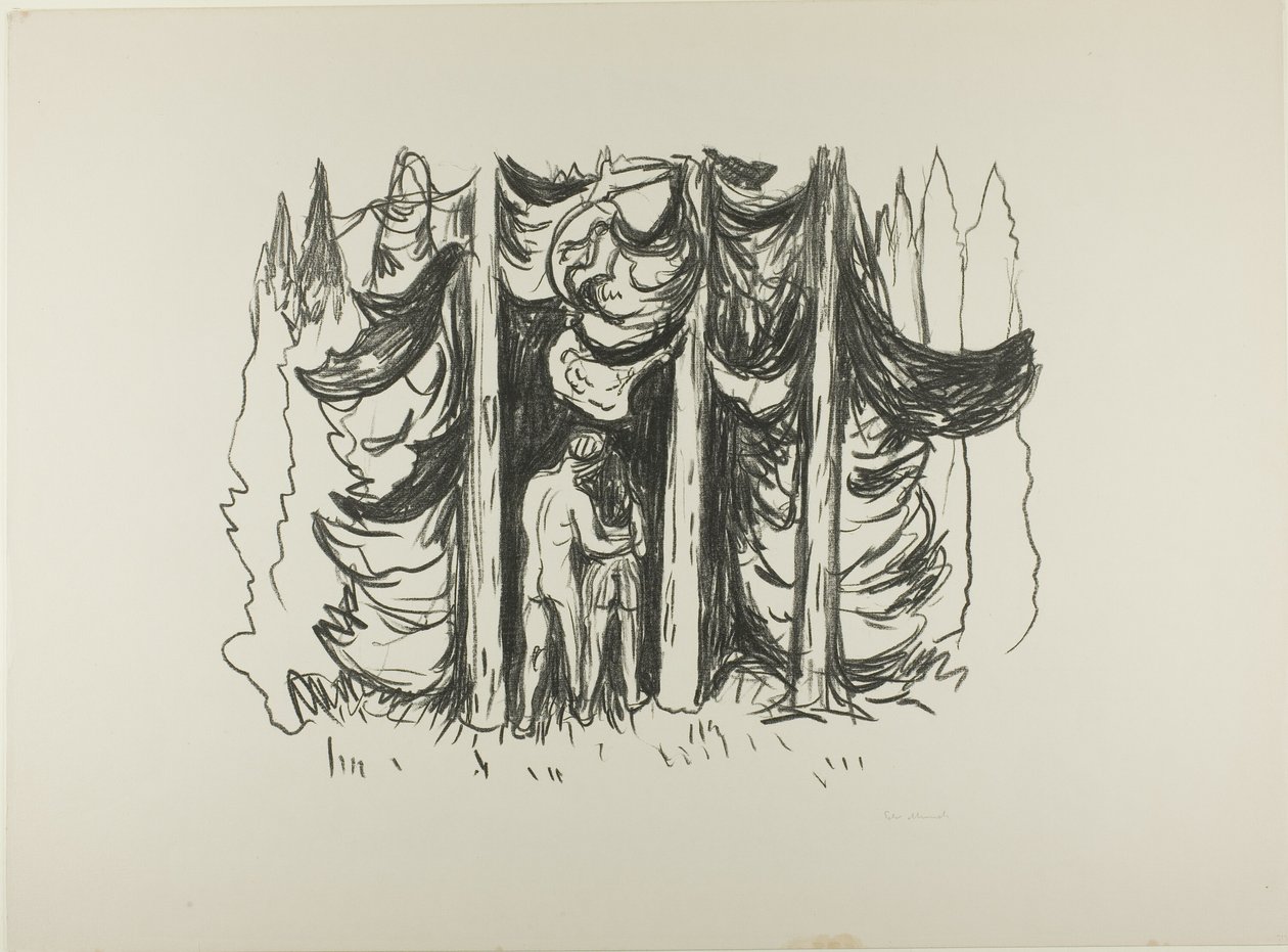 The Forest by Edvard Munch: Premium art reproduction
