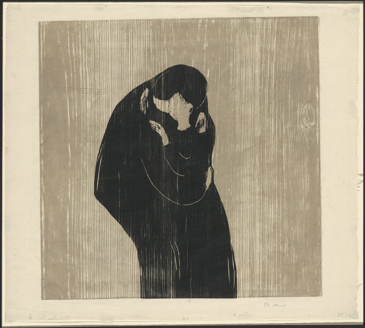 The Kiss IV by Edvard Munch: High-quality fine art print