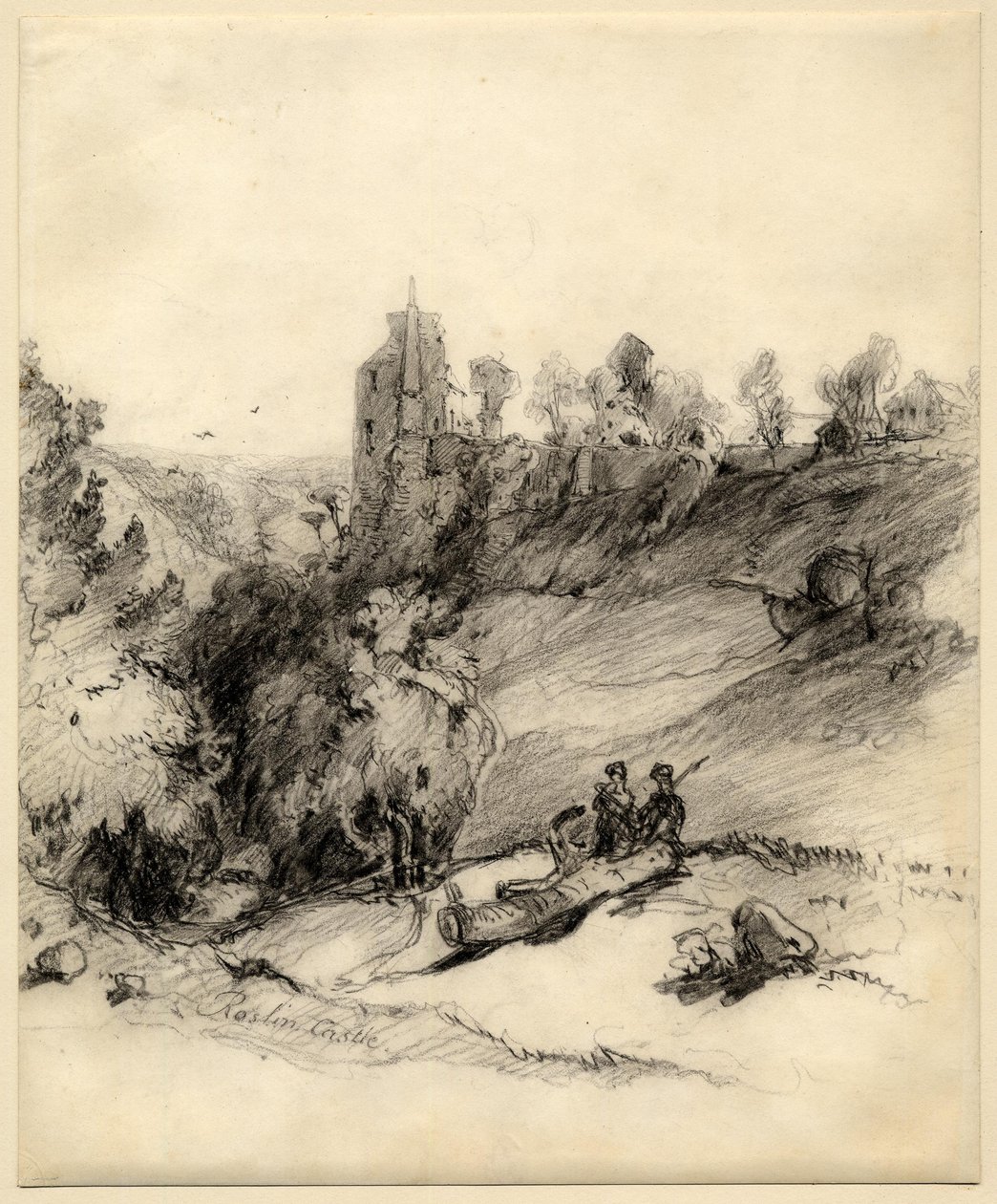 Roslin Castle by Edward Thomas Daniell: Buy fine art print