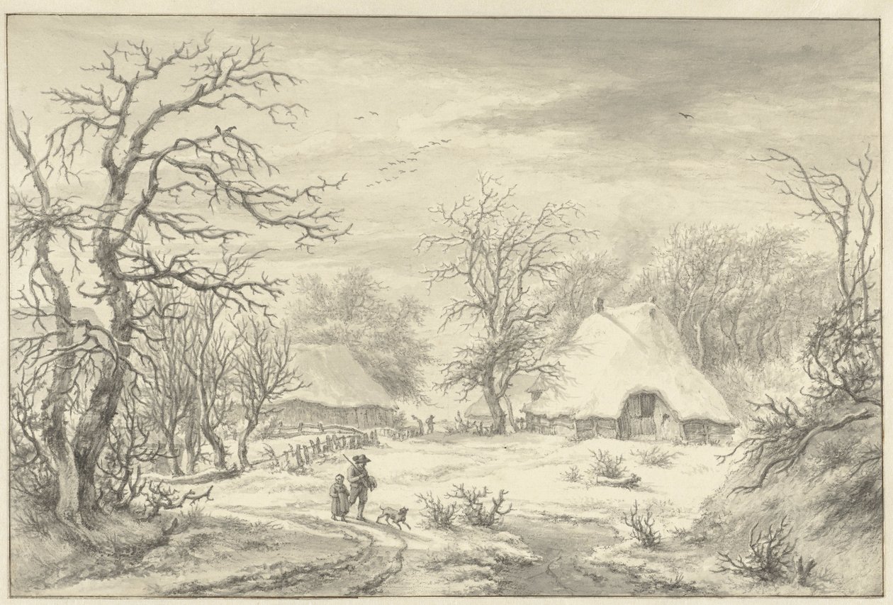 Winter Landscape by Egbert van Drielst: Buy fine art prints