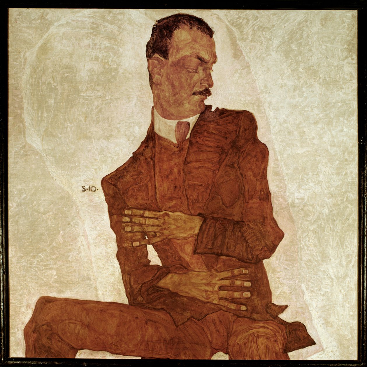 Portrait of Arthur Roessler by Egon Schiele