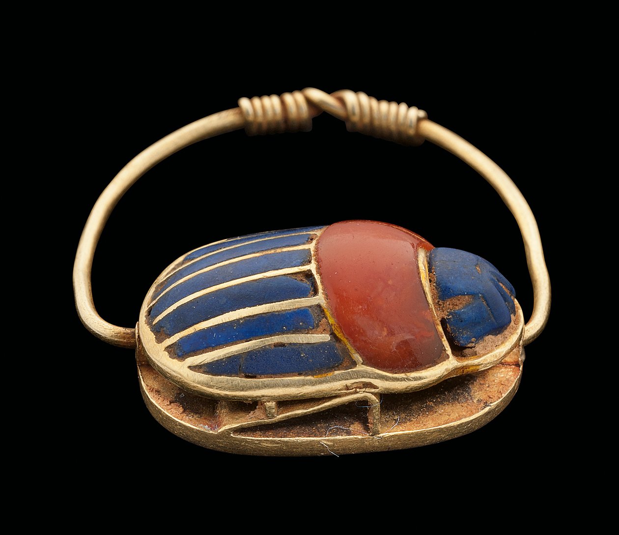 Scarab Finger Ring, Middle Kingdom by Egyptian 12th Dynasty