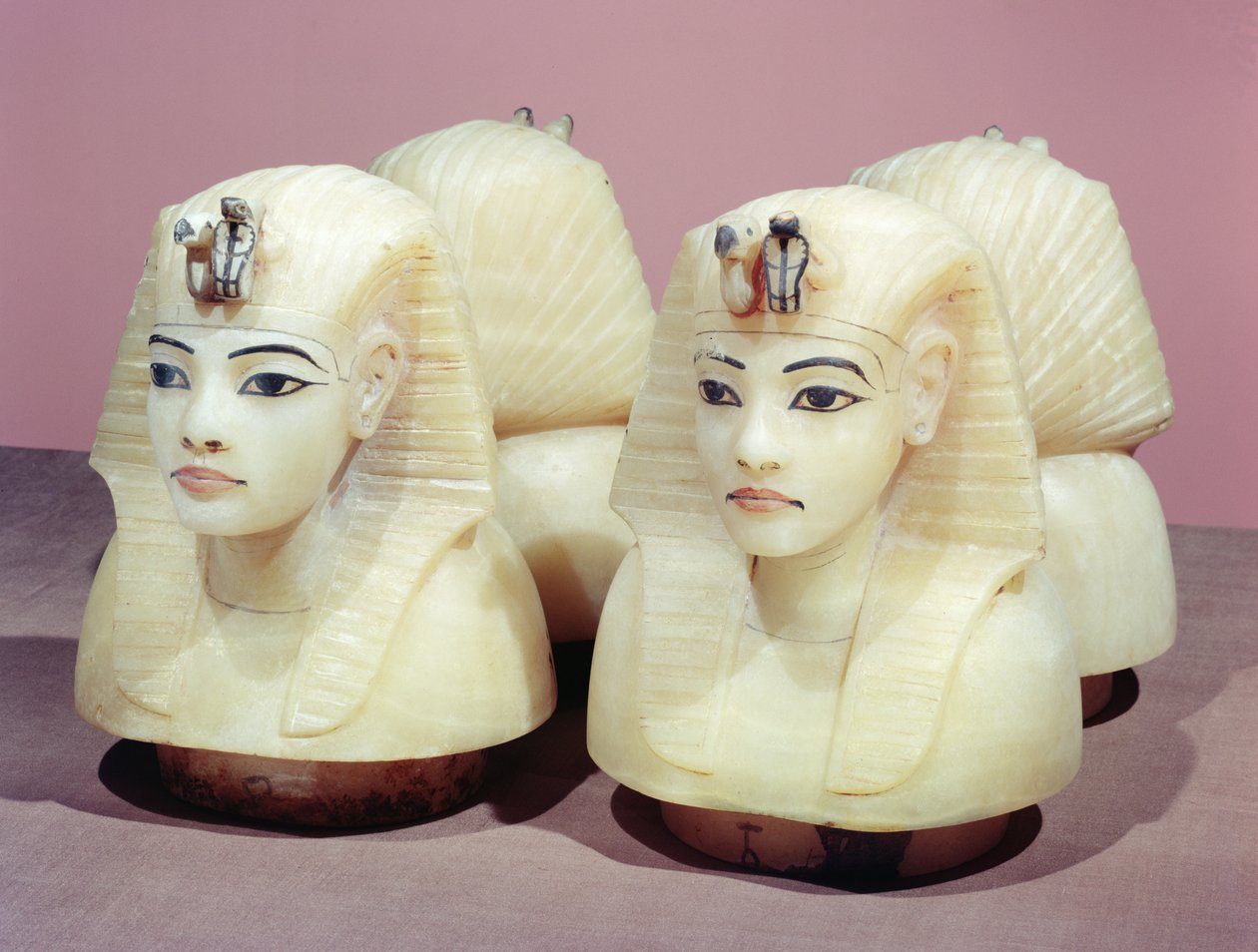 Canopic urns from the tomb of Tutankhamun, New Kingdom