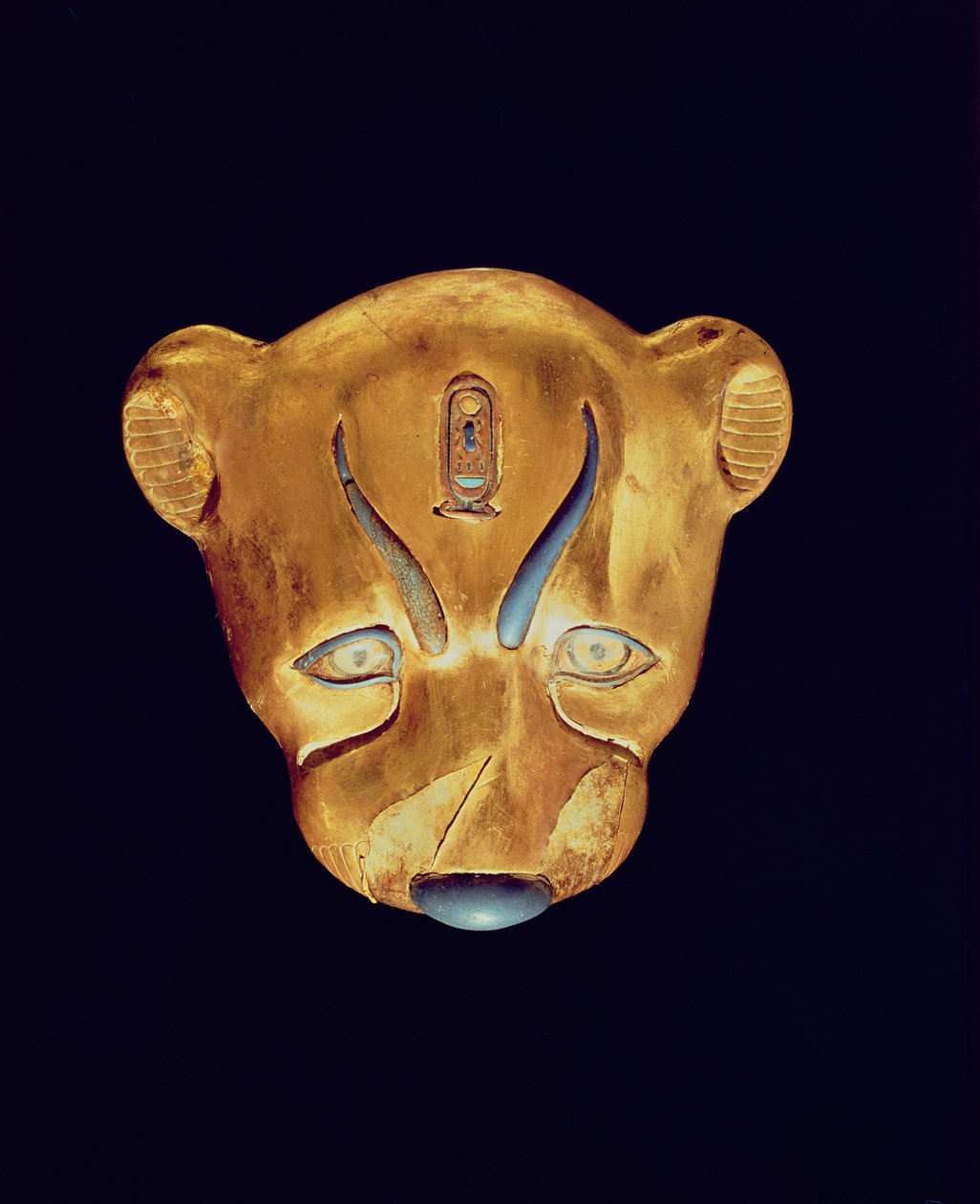 Leopards head, from the Tomb of Tutankhamun, New Kingdom