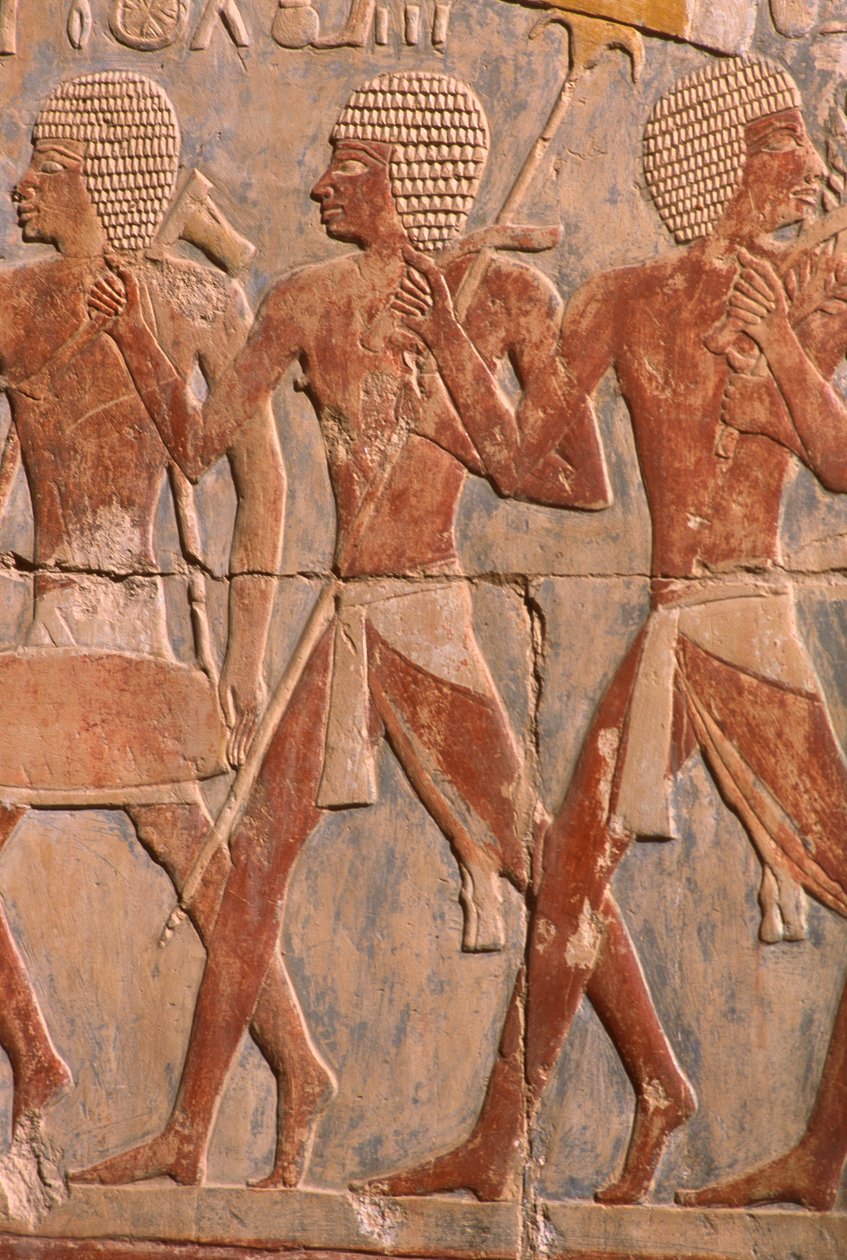 Relief Depicting a Parade in Honour of the Goddess Hathor (detail)