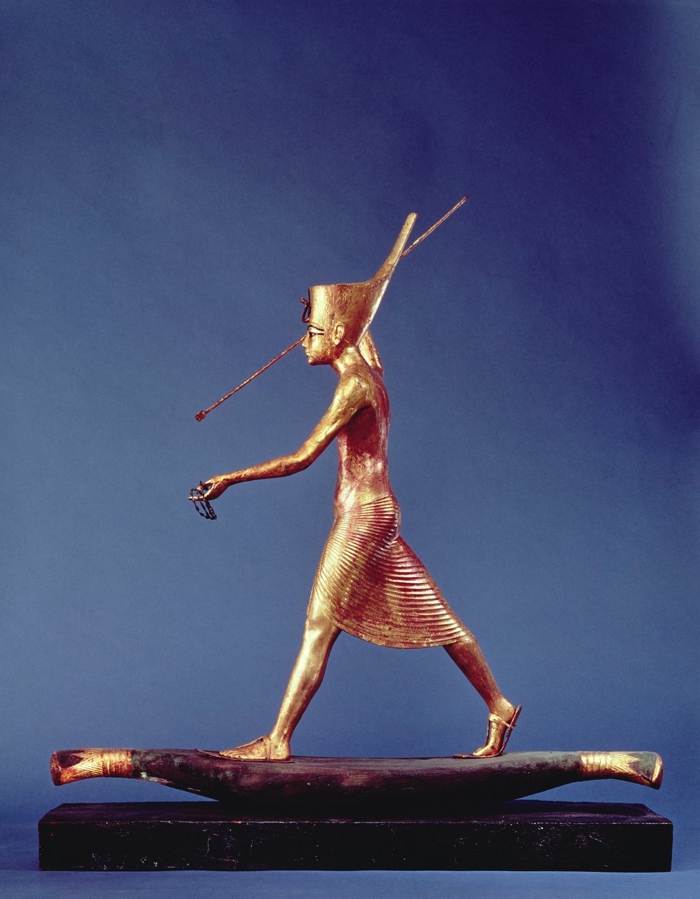 Tutankhamun the Harpooner, from the Tomb of Tutankhamun, New Kingdom