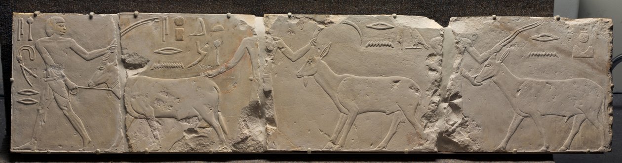 Relief of Men Bringing Desert Animals